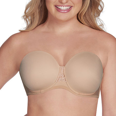 Vanity Fair Beauty Back Full Figure Strapless Underwire Bra 74380 - Rose Beige (Nude 5)