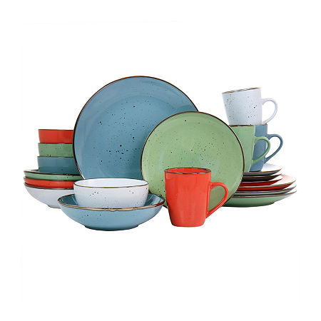 Click here for Elama Evelyn 20-pc. Stoneware Dinnerware Set  One... prices