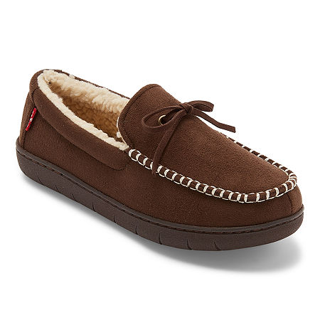 Click here for Levis Mens Moccasin Slippers  Large  Brown prices