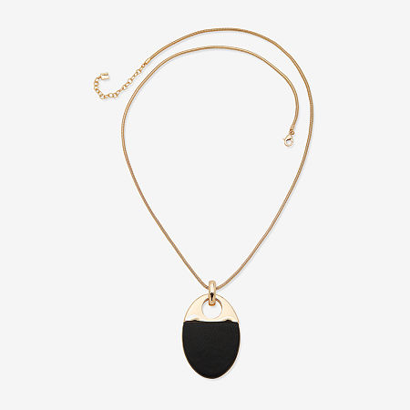 Click here for Worthington Gold Tone Womens 34 Inch Pendant Neckl... prices