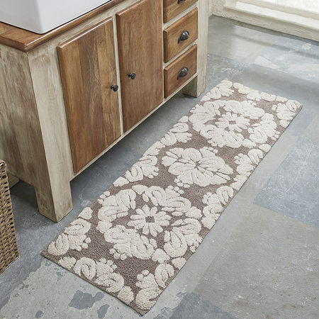 Click here for Better Trends Medallion Bath Rug  One Size  Beige prices