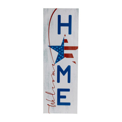 Northlight Welcome Home Porch Sign, Color: White - JCPenney