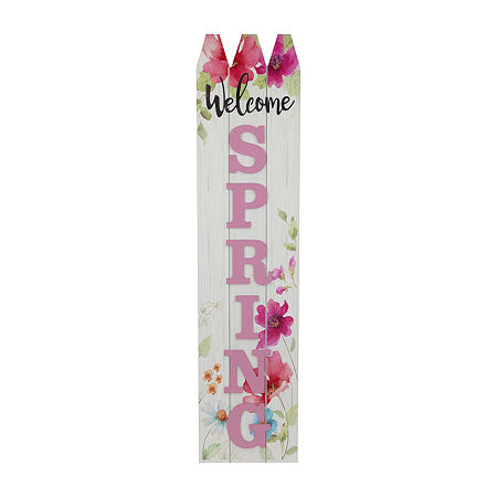 Click here for Northlight 40 In Welcome Floral Porch Sign  One Si... prices