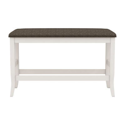 Lunardi Upholstered Bench, Color: Off-white - JCPenney