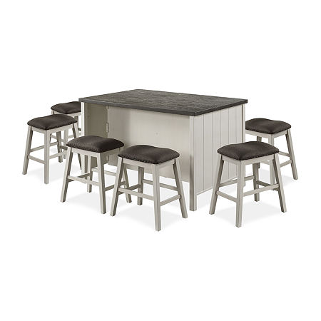 Click here for Lunardi 7-pc. Counter Height Rectangular Dining Se... prices