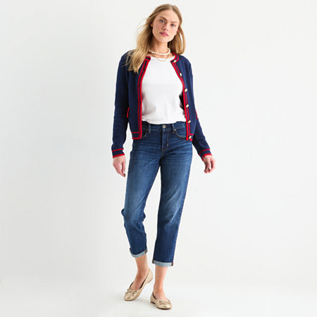 Click here for St. Johns Bay Womens Mid Rise Regular Fit Jean  6... prices