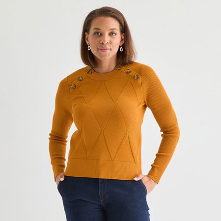 Click here for Liz Claiborne Womens Crew Neck Long Sleeve Pullove... prices