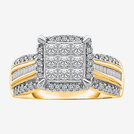 Click here for Womens 1 CT. T.W. Lab Grown White Diamond Side Sto... prices