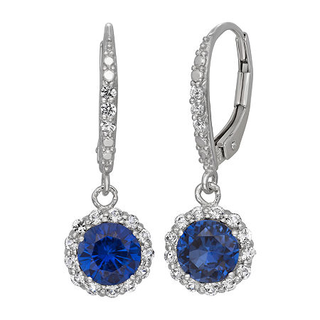 Click here for Womens Lab Created Blue Sapphire Sterling Silver R... prices
