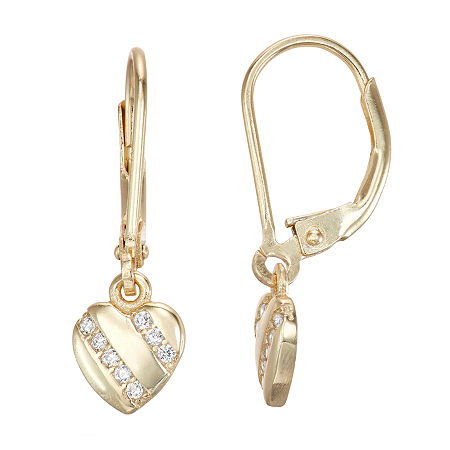 Click here for Girls Lab Created Cubic Zirconia Sterling Silver H... prices