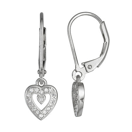 Click here for Girls Lab Created Cubic Zirconia Sterling Silver H... prices