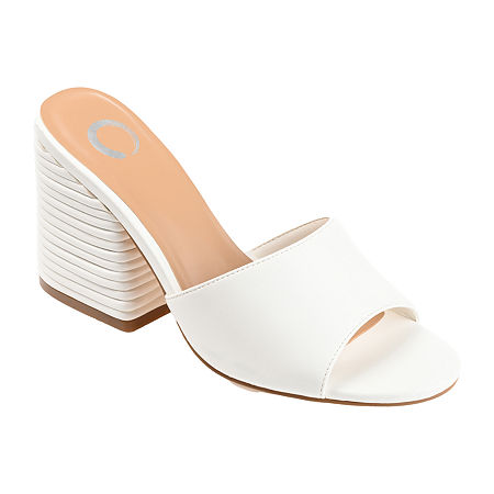 Click here for Journee Collection Leslee Womens Open Toe Block He... prices