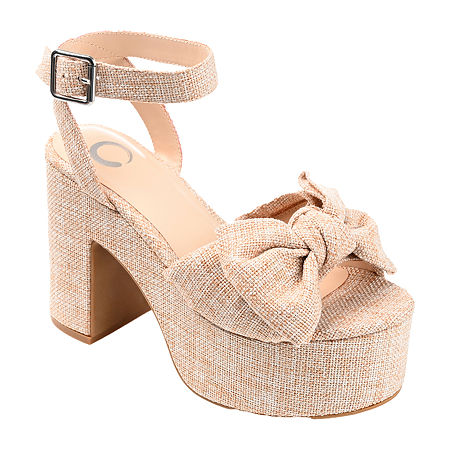 Click here for Journee Collection Zenni Womens Open Toe Block Hee... prices