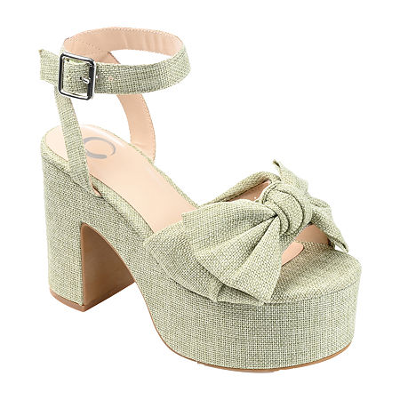 Click here for Journee Collection Zenni Womens Open Toe Block Hee... prices