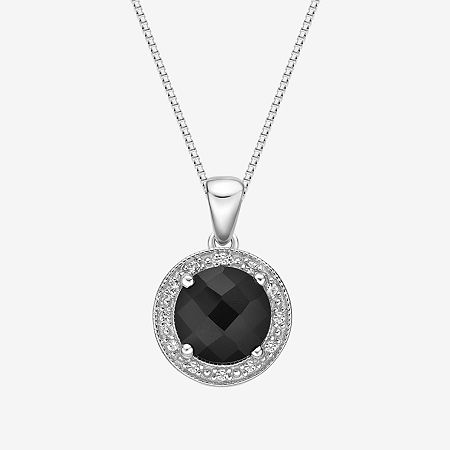 Click here for Womens Diamond Accent Genuine Black Onyx Sterling... prices