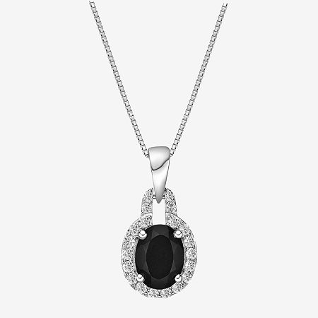 Click here for Womens Genuine Black Onyx Sterling Silver 18 Inch... prices