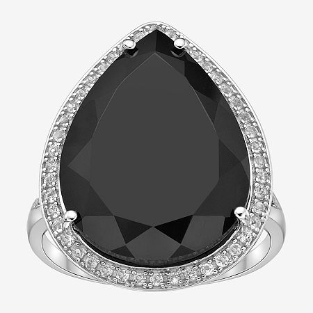 Click here for Womens Genuine Black Onyx Sterling Silver Pear Hal... prices