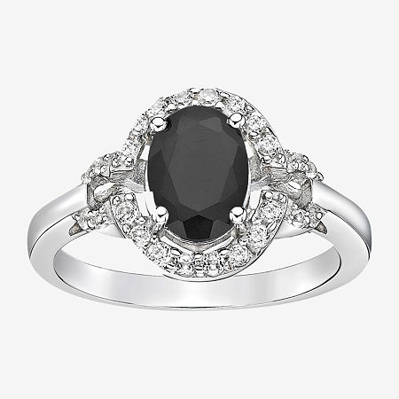 Click here for Womens Genuine Black Onyx Sterling Silver Halo Coc... prices