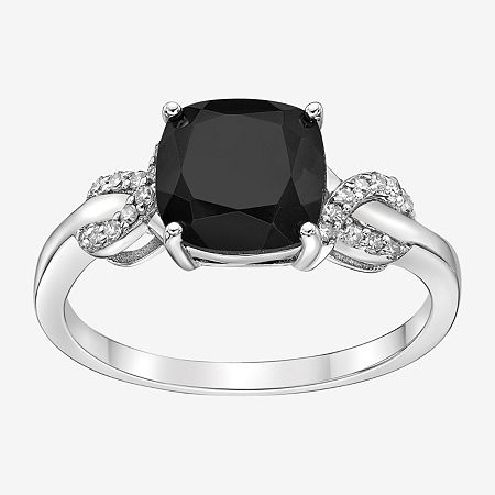Click here for Womens Genuine Black Onyx & 1/10 CT. T.W. Genuine... prices