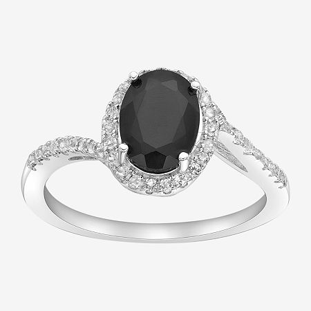 Click here for Womens Genuine Black Onyx Sterling Silver Halo Coc... prices