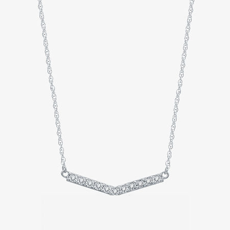 Click here for Yes  Please! Womens Diamond Sterling Silver 18 Inc... prices