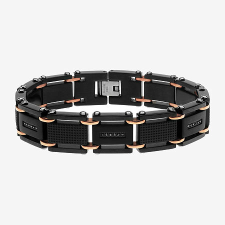 Click here for Mens Stainless Steel 8 1/2 Inch Link Bracelet  One... prices