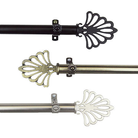 Click here for Rod Desyne Fan 3/4 IN Adjustable Curtain Rod  One... prices