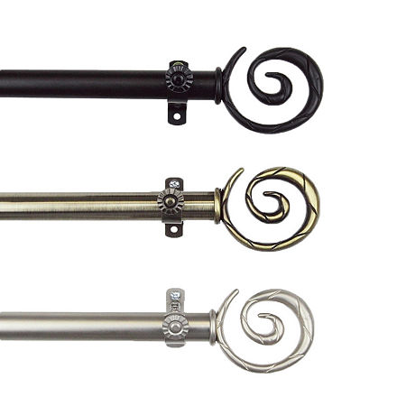Click here for Rod Desyne Spiral 3/4 IN Adjustable Curtain Rod  O... prices