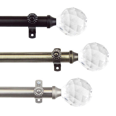Click here for Rod Desyne Faceted 3/4 IN Adjustable Curtain Rod... prices
