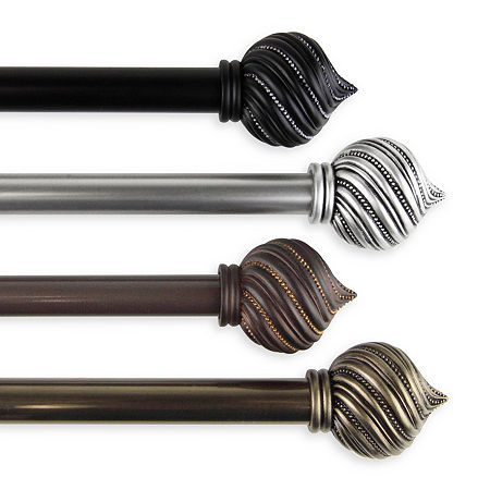 Click here for Rod Desyne Bisque 3/4 IN Adjustable Curtain Rod  O... prices