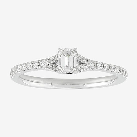 Click here for (H-I / Si1-Si2) Womens 1/2 CT. T.W. Lab Grown Whit... prices