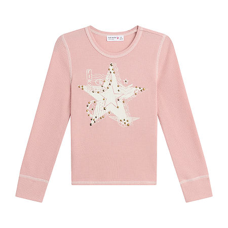 Click here for Knit Works Big Kid Girls Scoop Neck Long Sleeve Re... prices