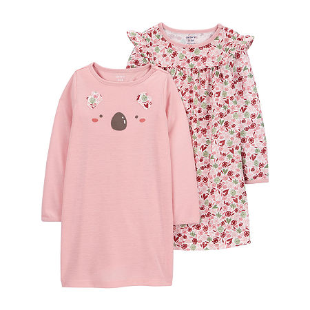 Click here for Carters Toddler Girls Round Neck Long Sleeve 2-pc.... prices