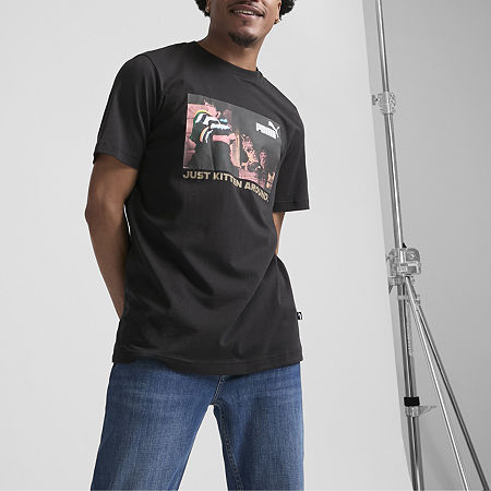 Click here for PUMA Mens Crew Neck Short Sleeve Regular Fit Graph... prices