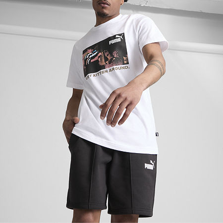 Click here for PUMA Mens Crew Neck Short Sleeve Regular Fit Graph... prices
