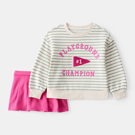 Toddler Girl Carters(R) Playground Champion Top & Skort Set