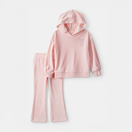 Carters Velboa Ballet Toddler Girls 2-pc. Pant Set  4t  Pink