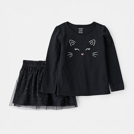 Click here for Carters Halloween Tulle Cat Toddler Girls 2-pc. Sk... prices