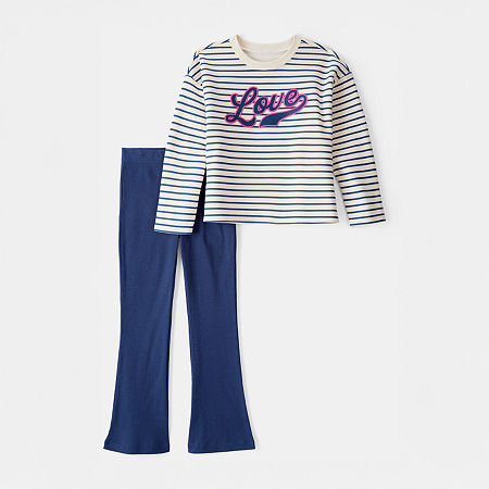 Click here for Carters Little & Big Kid Girls 2-pc. Pant Set  5... prices