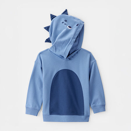 Carters Toddler Boys Dinosaur Costume Hoodie - Blue