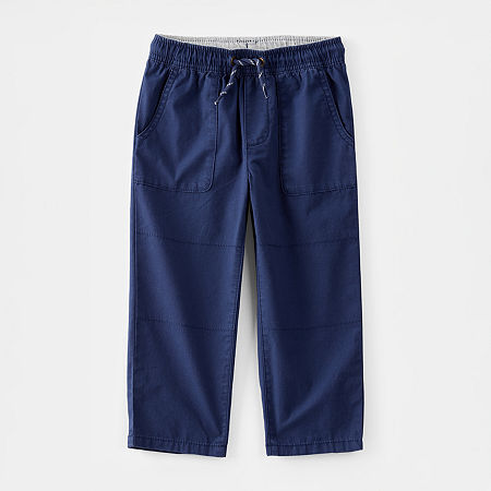 Click here for Carters Toddler Drawstring Pull-On Pants - Navy prices
