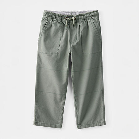 Carters Toddler Boys Drawstring Pull-On Pants - Green