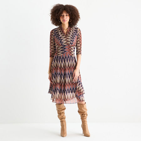 Click here for Rabbit Rabbit Rabbit Design Womens 3/4 Sleeve Midi... prices