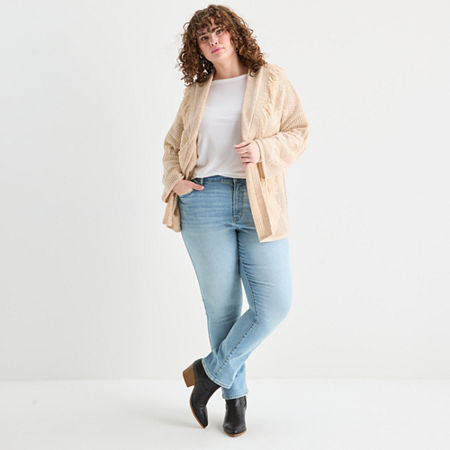 Click here for Frye and Co. Womens Open Front Plus Cardigan  3x... prices