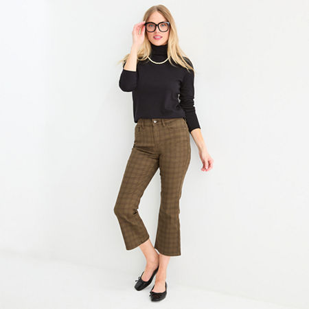Click here for St. Johns Bay Womens Slim High Rise Cropped Pant... prices