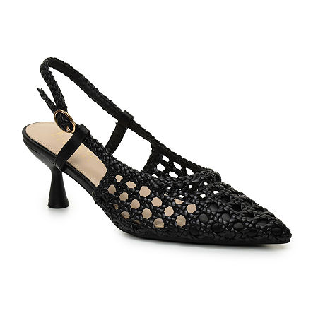 Click here for Nicole Miller Knotty Womens Pointed Closed Toe Kit... prices