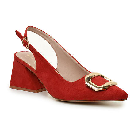 Click here for Nicole Miller Melrose Womens Pointed Closed Toe Bl... prices