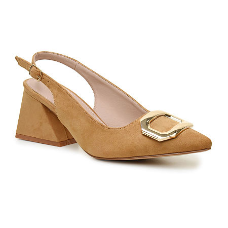 Click here for Nicole Miller Melrose Womens Pointed Closed Toe Bl... prices