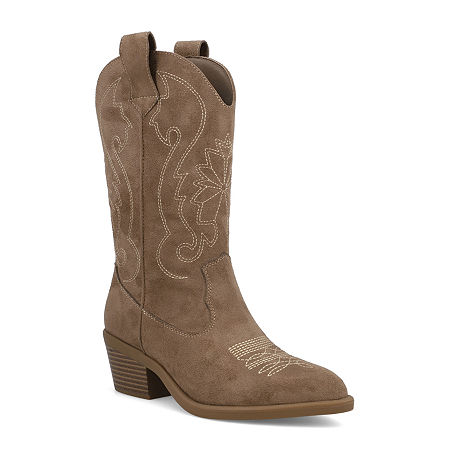 Click here for Mia Girl Womens Faylinn Stacked Heel Cowboy Boots... prices