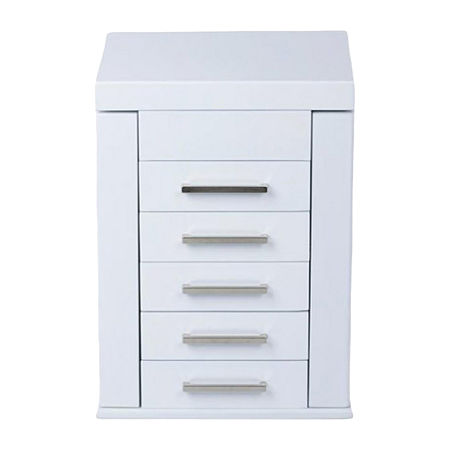 Click here for White Jewelry Box  One Size  White prices